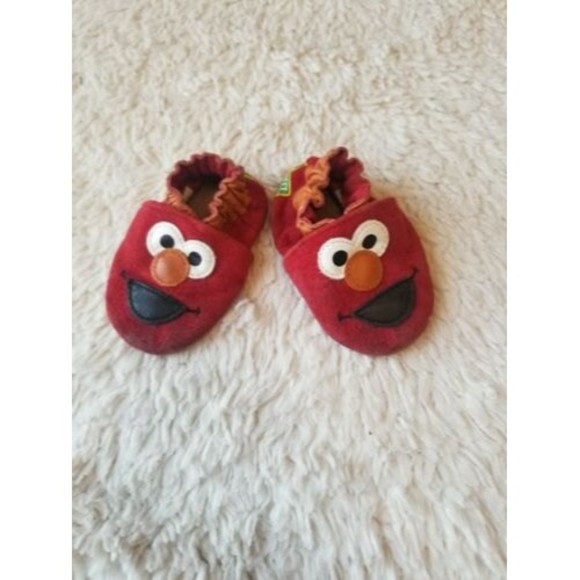 Robeez | Shoes | Robeez Elmo Red 6m Sesame Street Suede Soft Shoes ...